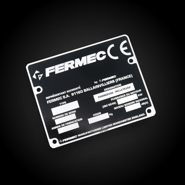 Rating Plates – Nameplates.co.uk